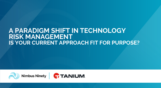 A Paradigm Shift in Technology Risk Management, 26 April 2022